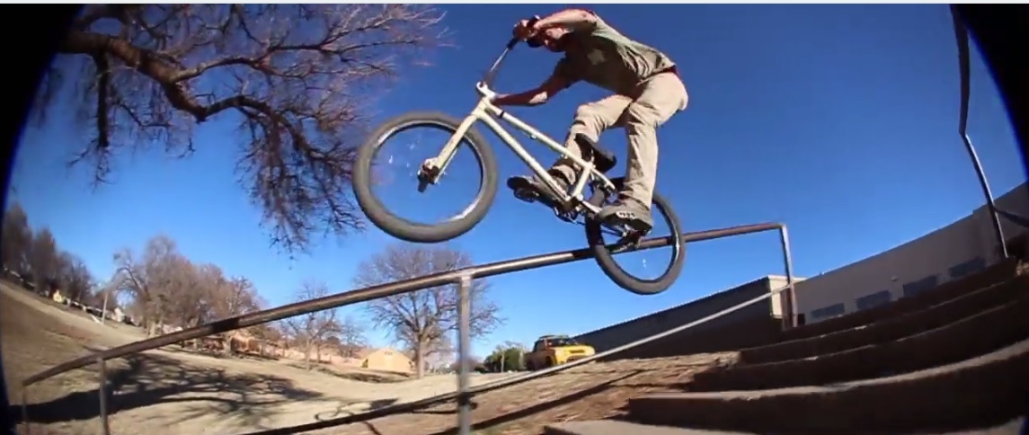 Bret Parker shreddin’ for Indust – big and tall bmx